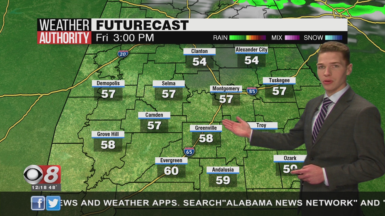 Sunny, Cool, And Breezy Thursday; Milder Friday - WAKA 8