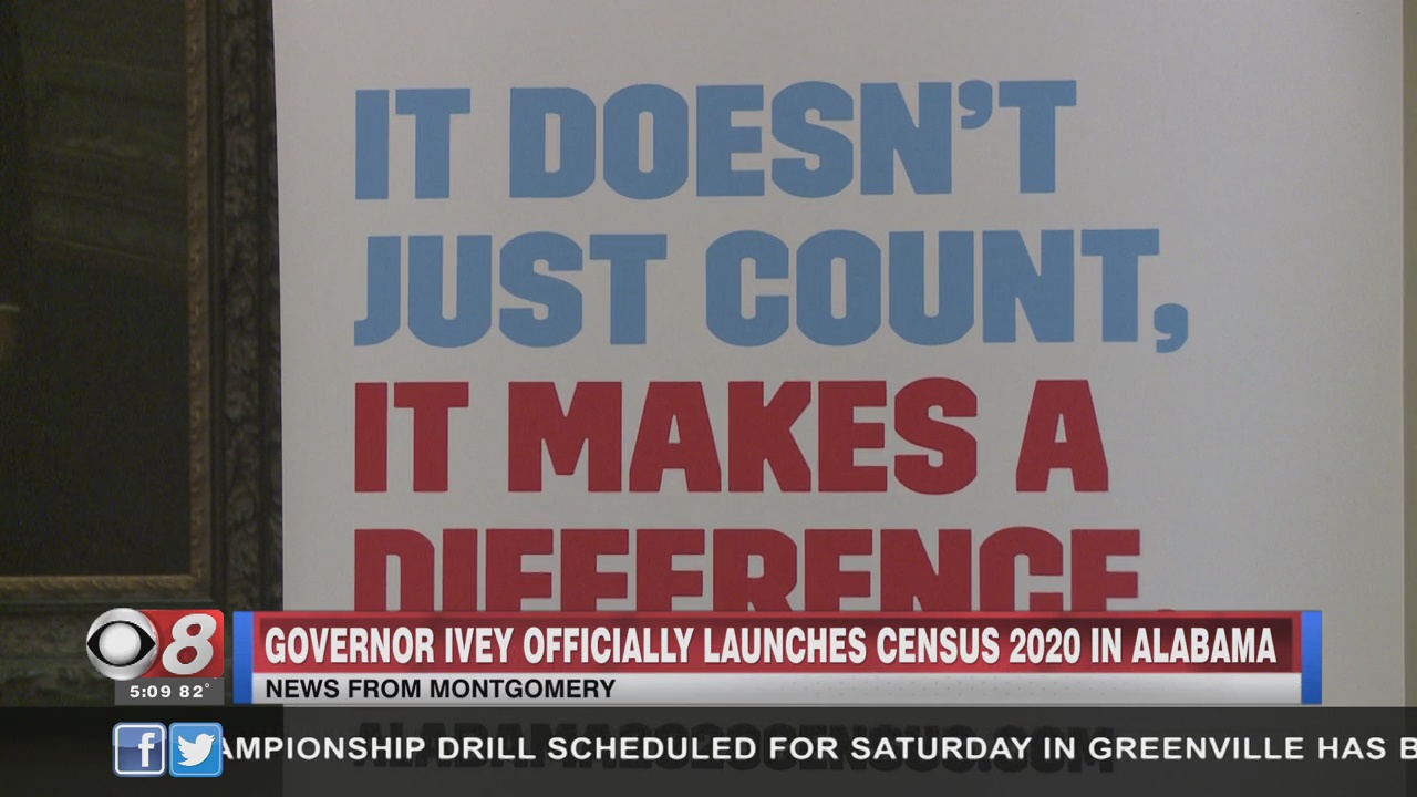 Governor Ivey Officially Launches Census 2020 in Alabama - WAKA 8