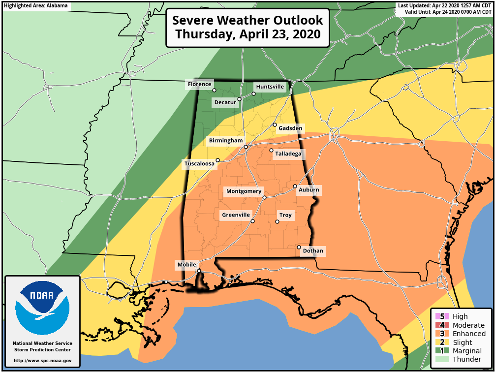 Nice Today; Complicated Severe Weather Forecast Tomorrow - WAKA 8