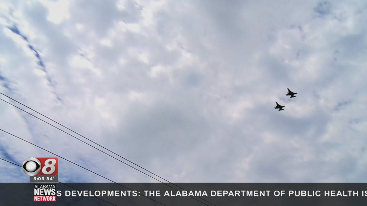 Alabama National Guard Performs Flyovers Over Local Hospitals - WAKA 8