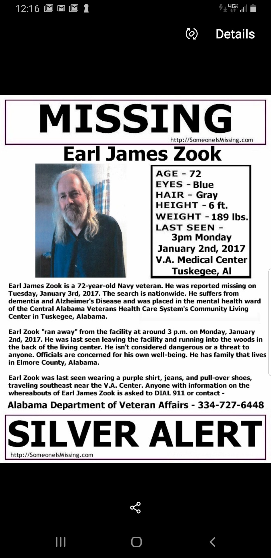 Remains Found in Tuskegee Confirmed to be Those of Man Missing Since ...