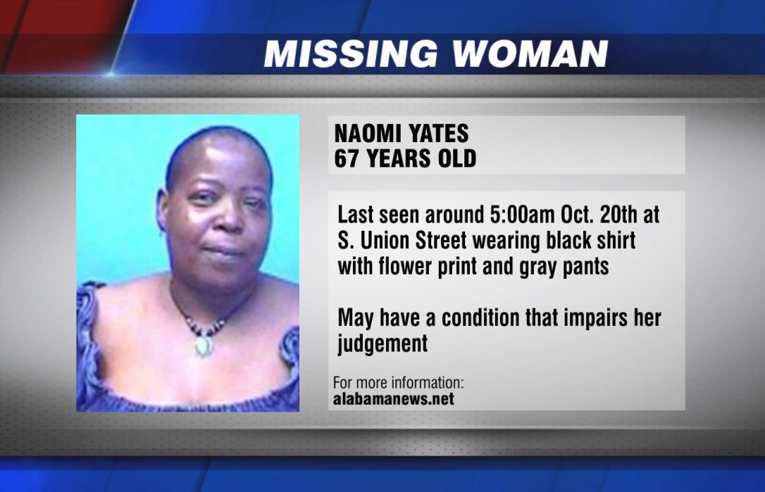 Search For Missing Woman Underway in Montgomery - WAKA 8