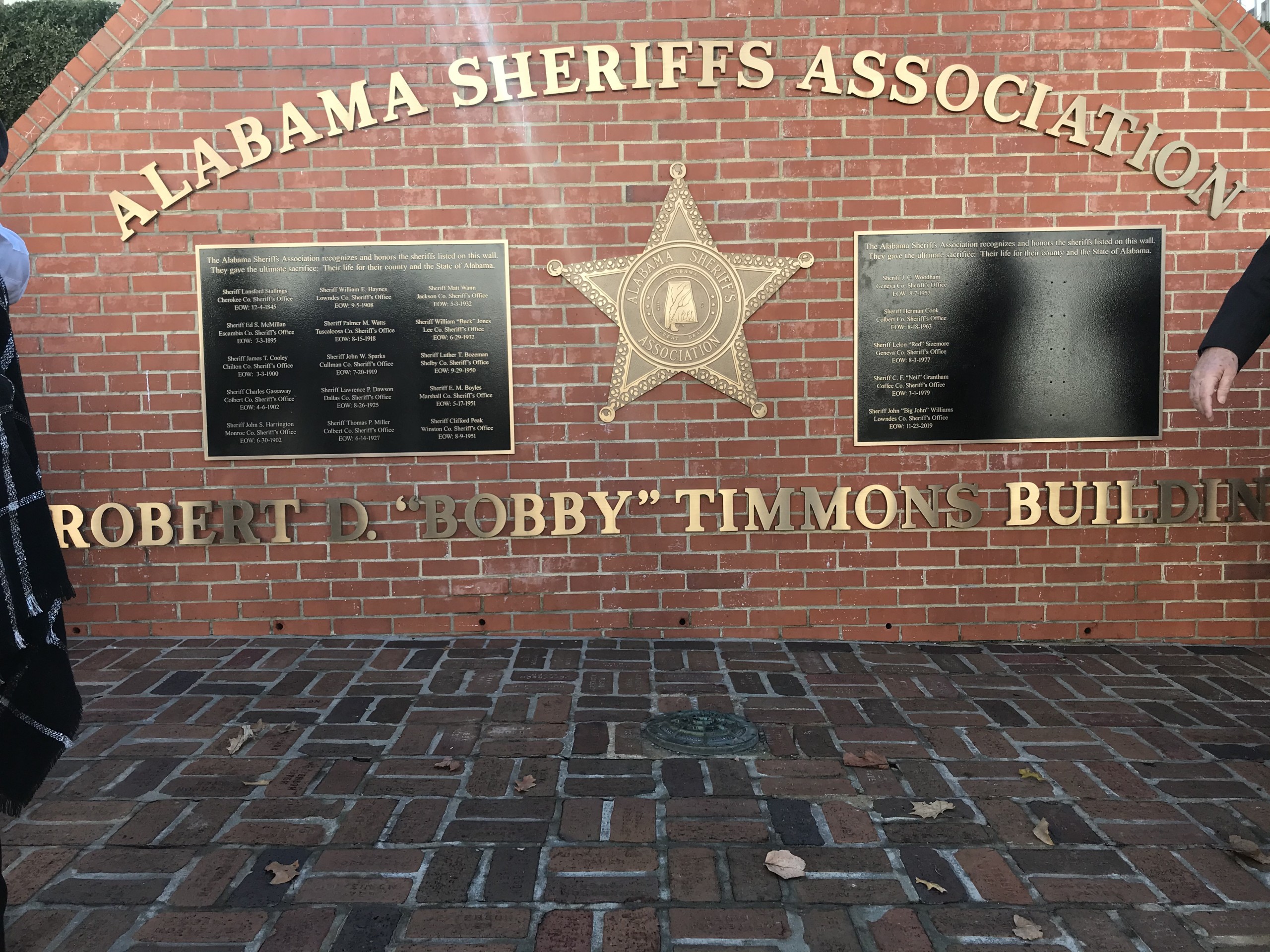 Alabama Sheriff's Association Unveils Memorial Remembering Sheriffs ...