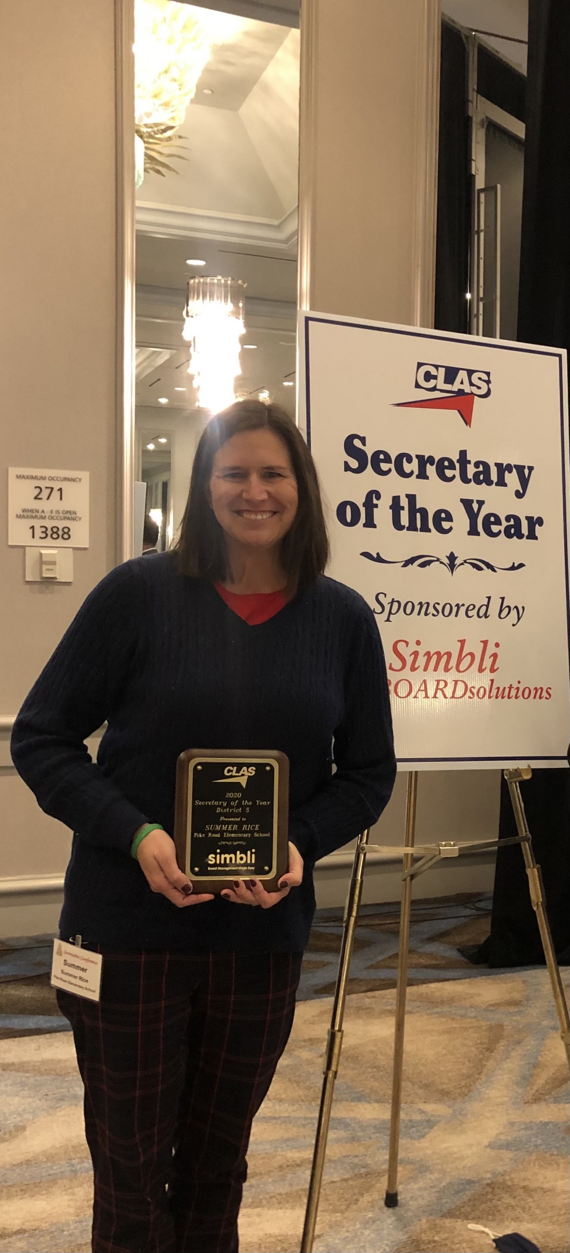 Pike Road Elementary Employee Named Secretary of the Year - WAKA 8