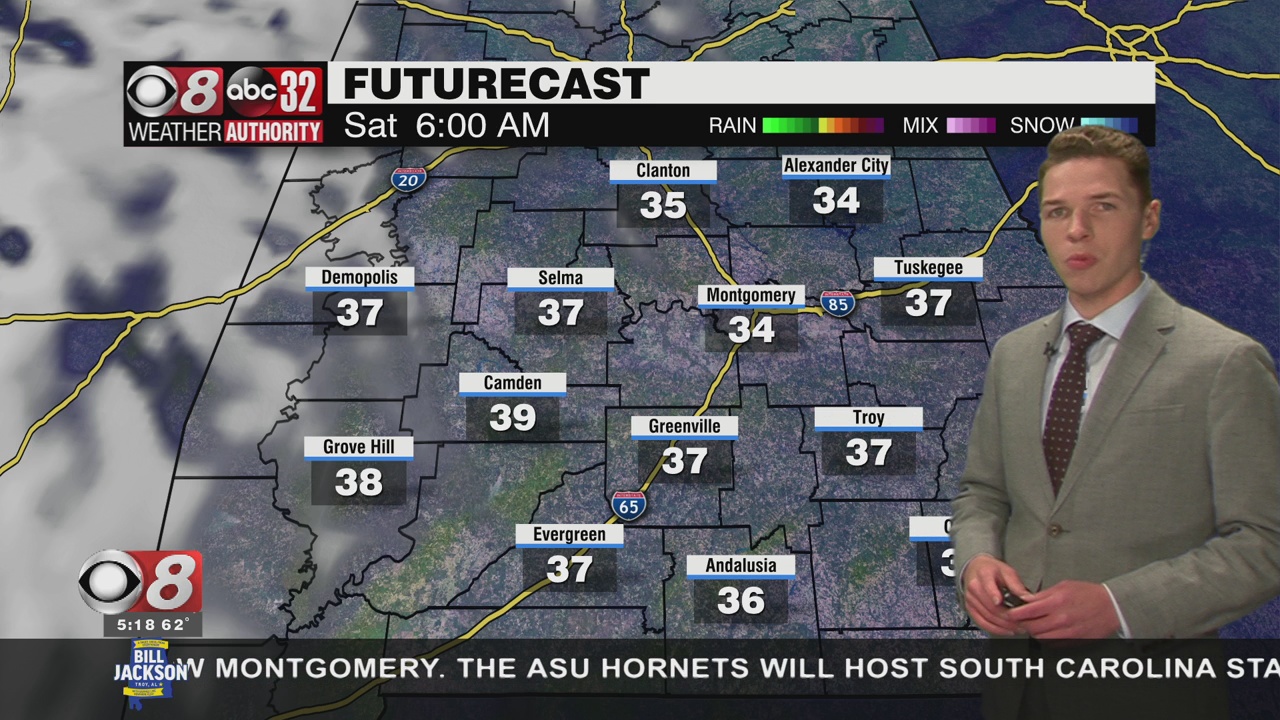 Freeze Warning Friday Night; Warmer Easter Weekend - WAKA 8