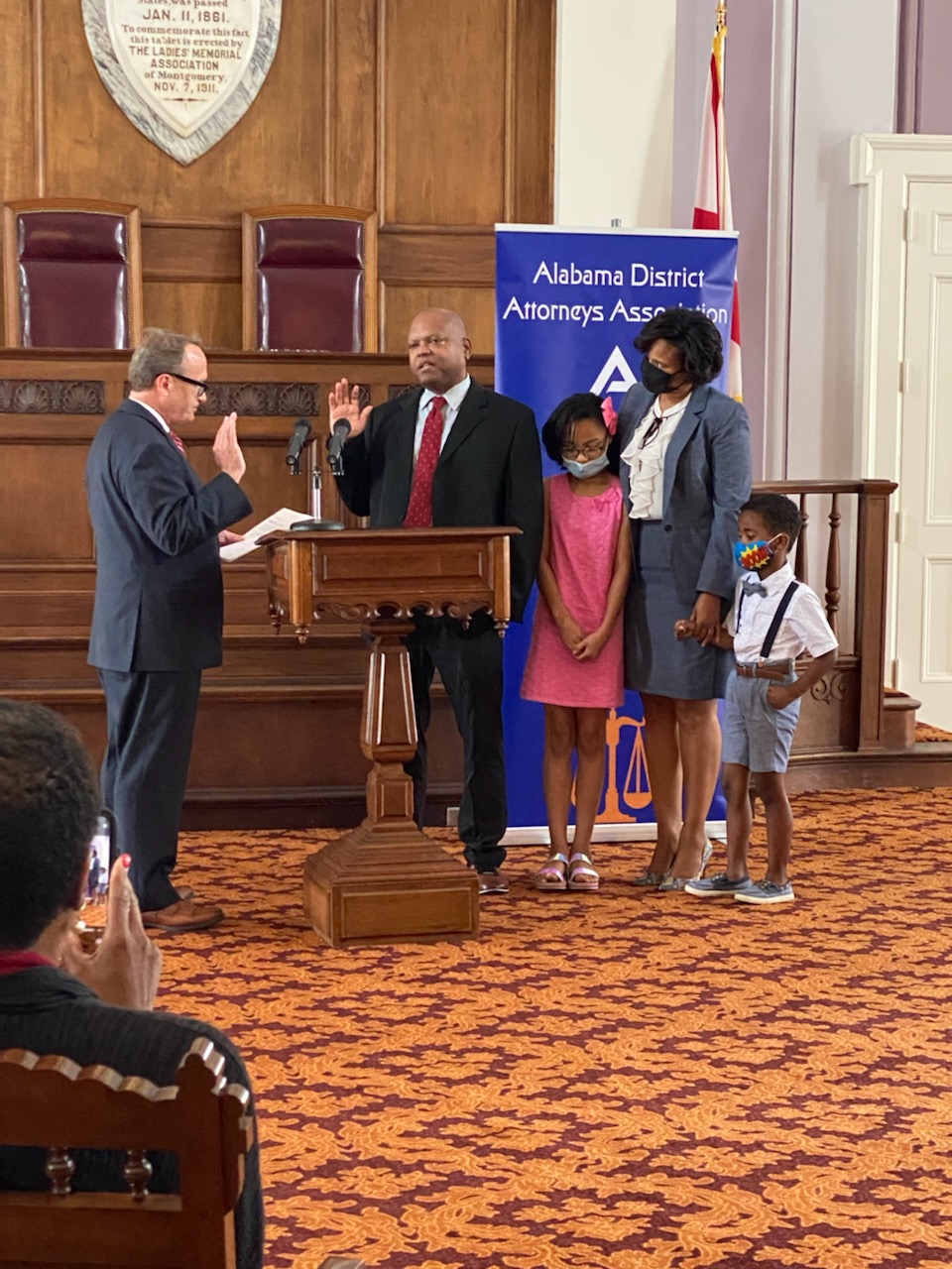 DA Michael Jackson Sworn-in as New President of The Alabama District ...