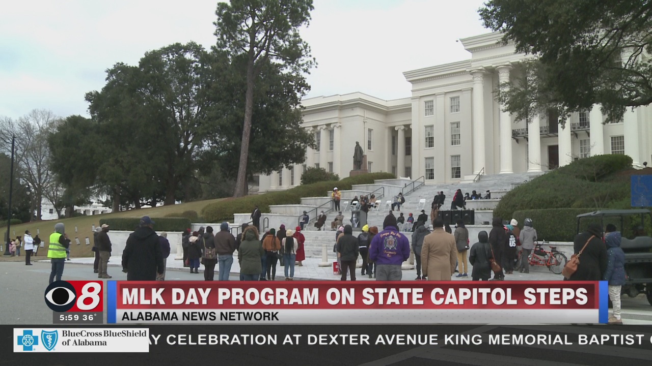 Program honoring MLK Day held on Alabama State Capitol steps - WAKA 8