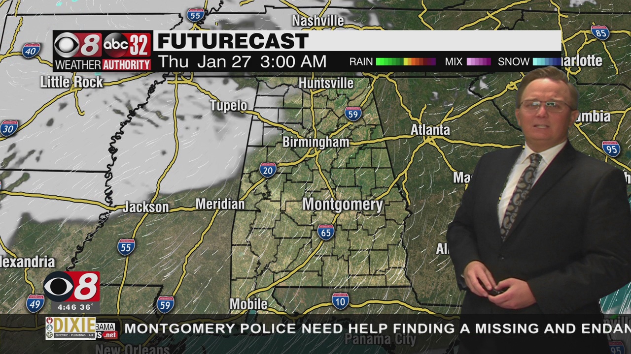 Sunny, Cool Wednesday; Friday Front Means Cold Weekend Weather - WAKA 8
