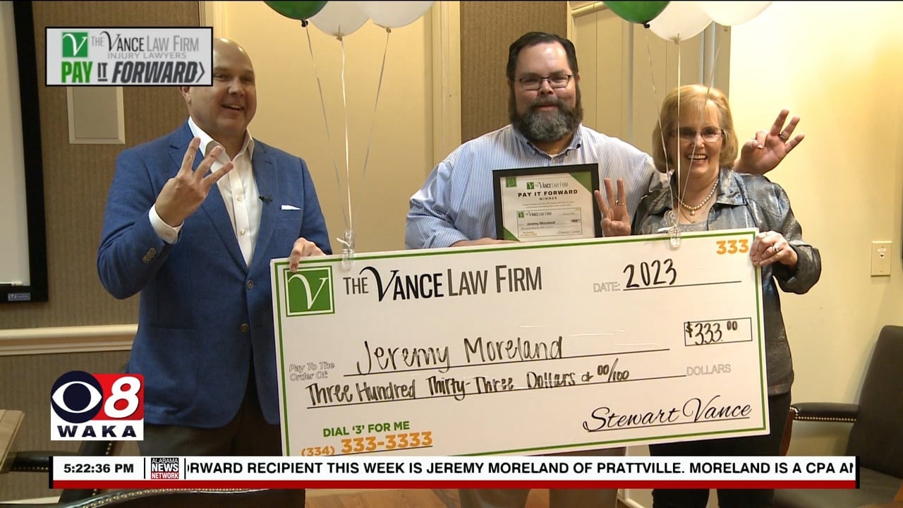 Pay It Forward: Jeremy Moreland of Prattville - WAKA 8