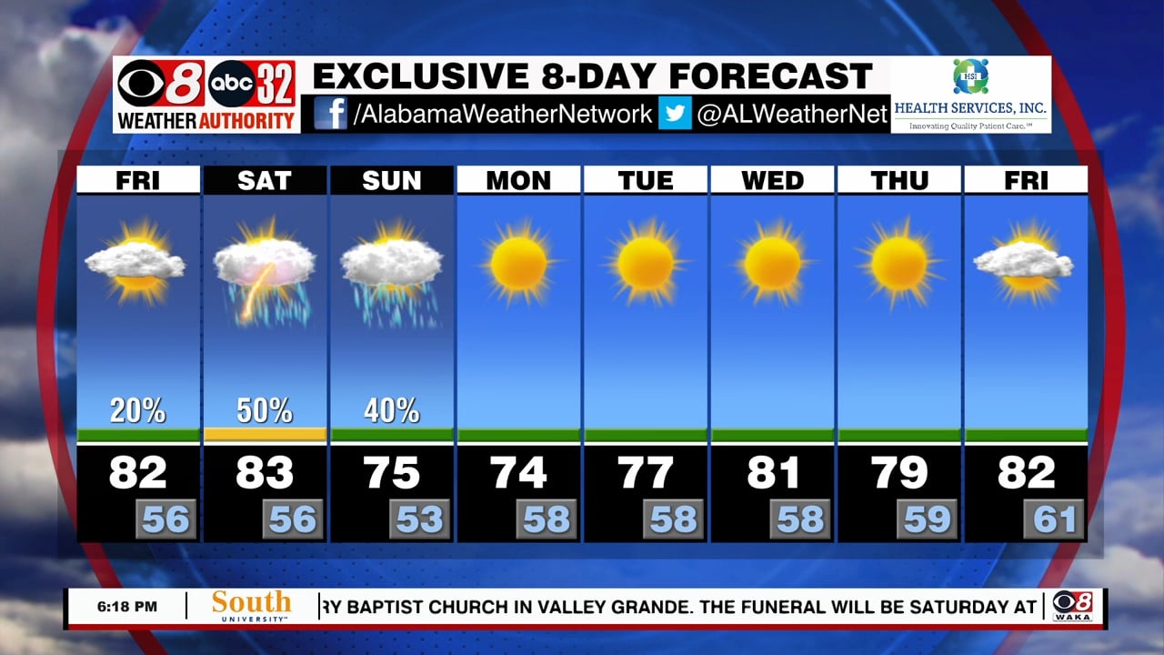A Few Severe Storms Possible Thursday Night Waka 8