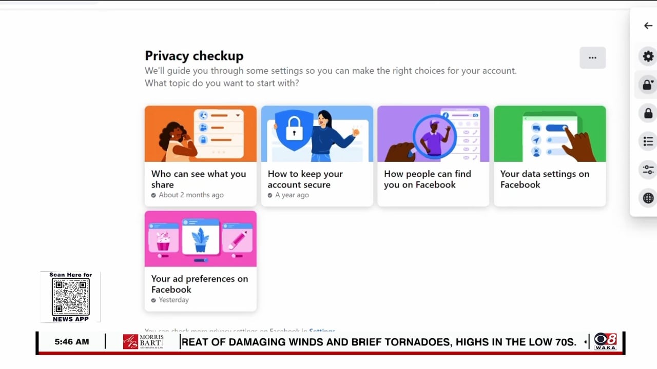 What the Tech? Check Your Facebook Settings to Maintain Security - WAKA 8