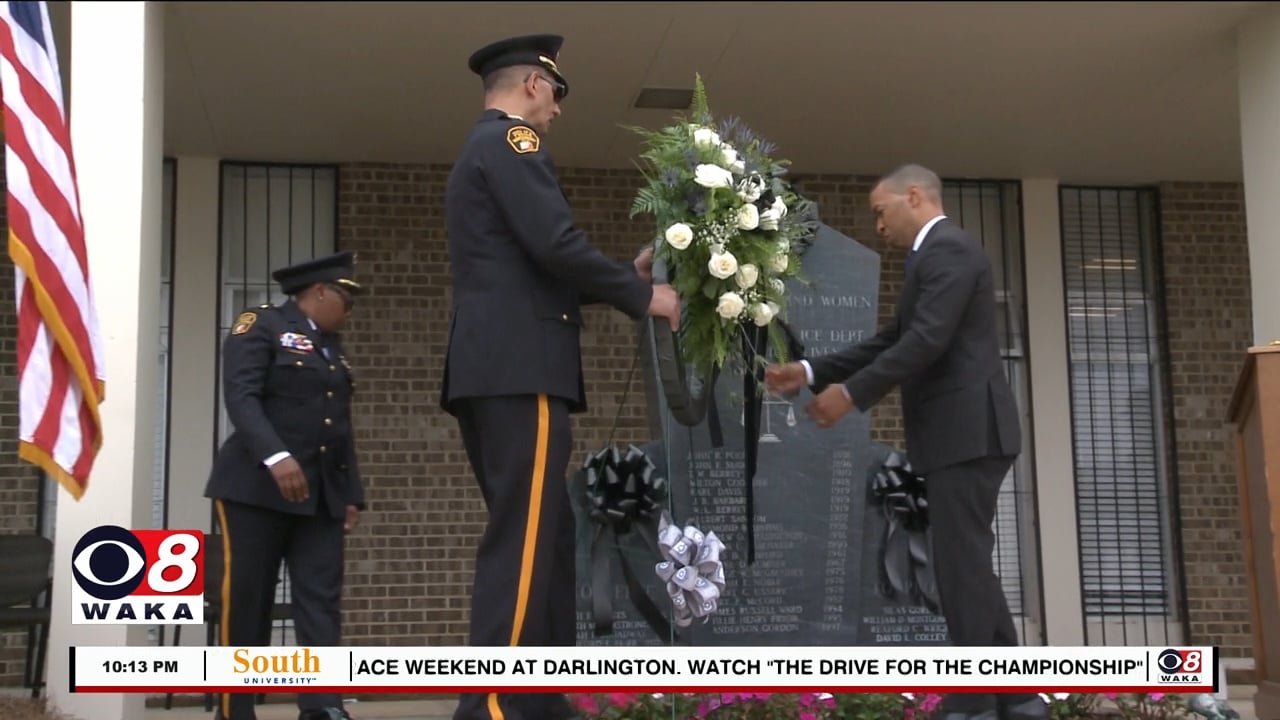 Montgomery Police Department Remembers Officers Killed While On Duty