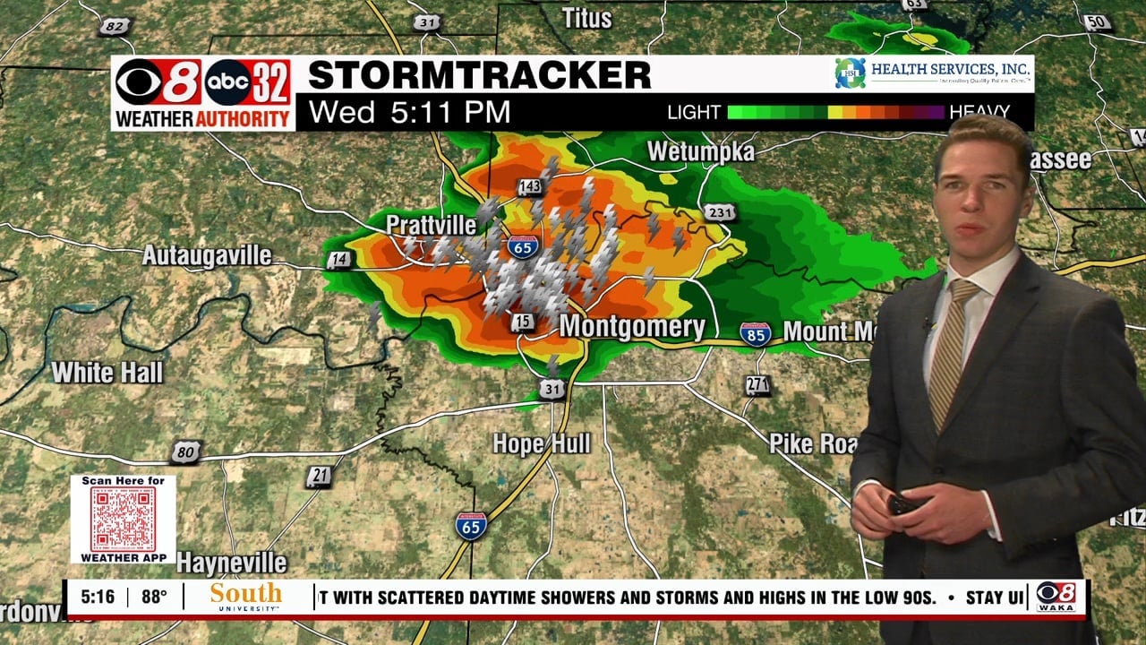 Routine Summer Weather Pattern For The Rest Of The Week - WAKA 8