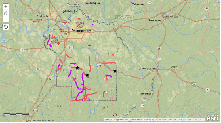 Track Montgomery County road projects with new interactive map - WAKA 8