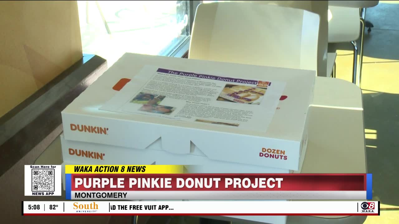 Purple Pinkie Project Donut Drive to Stomp Out Polio - WAKA 8