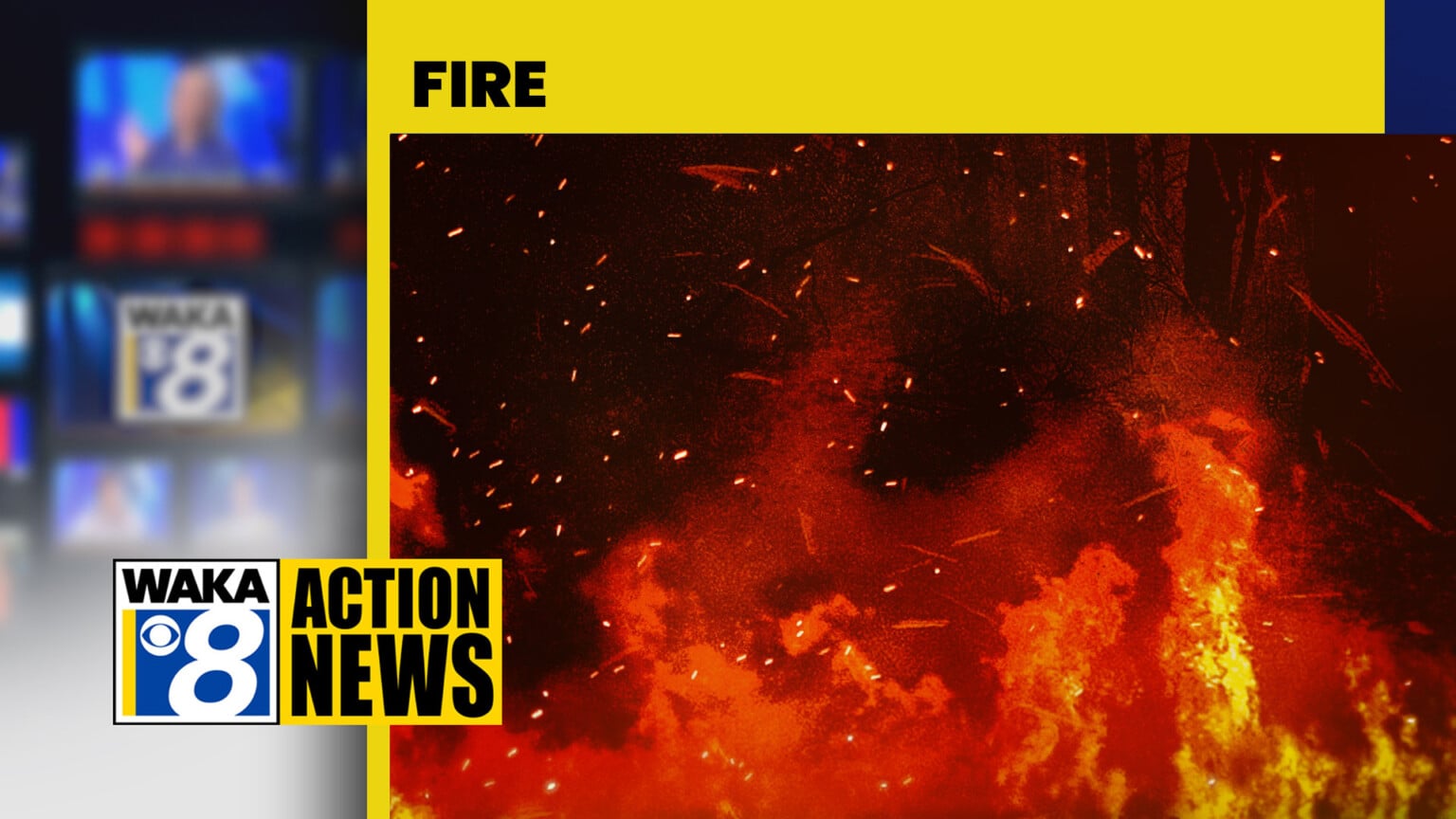 Montgomery firefighters battle house fire - WAKA 8