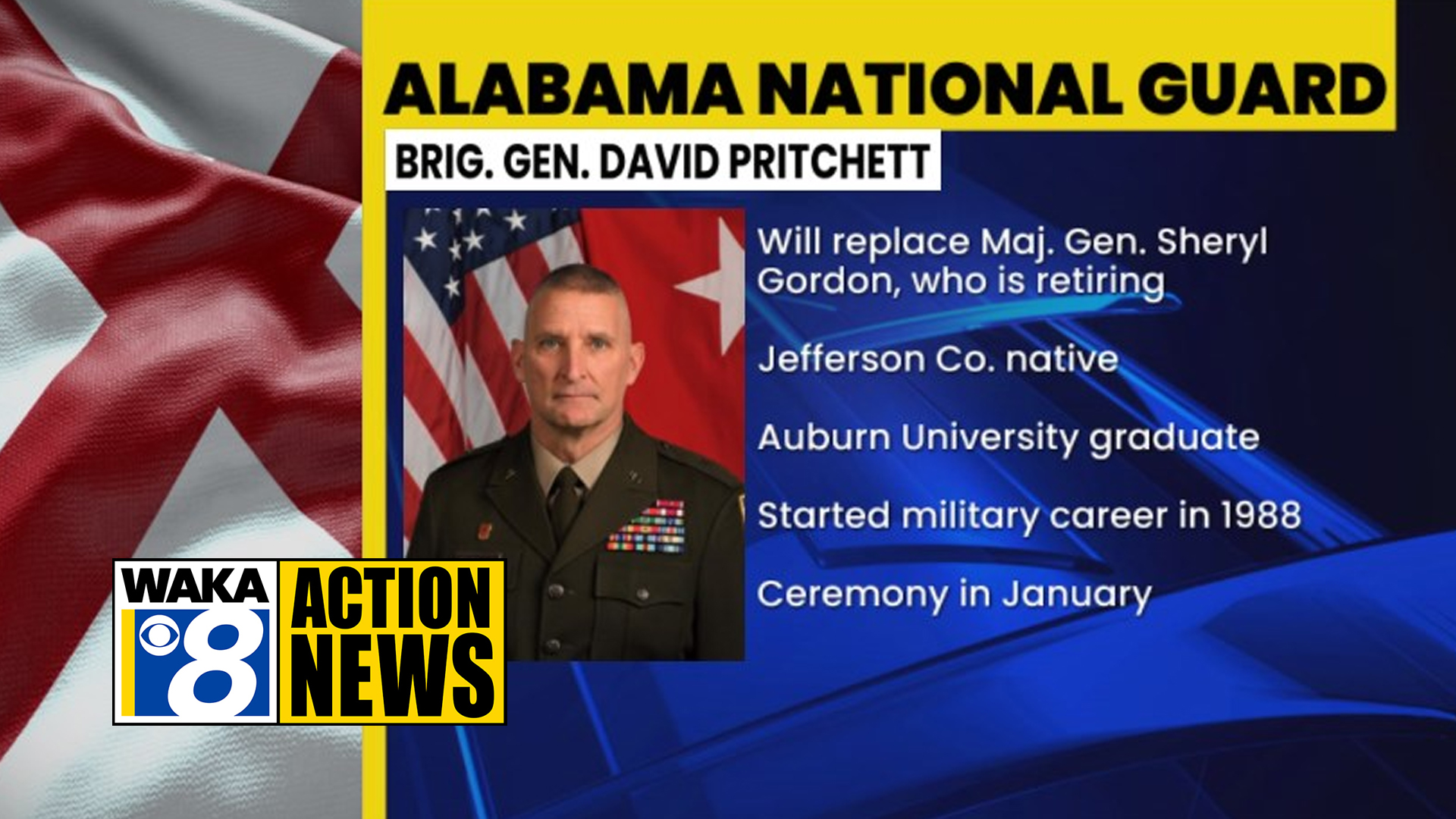 Gov. Kay Ivey announces new leader for Alabama National Guard - WAKA 8