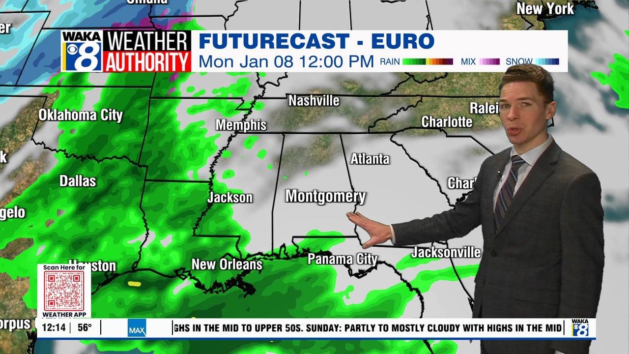 Clouds increase Friday, rain Friday night; Drier, cool this weekend ...