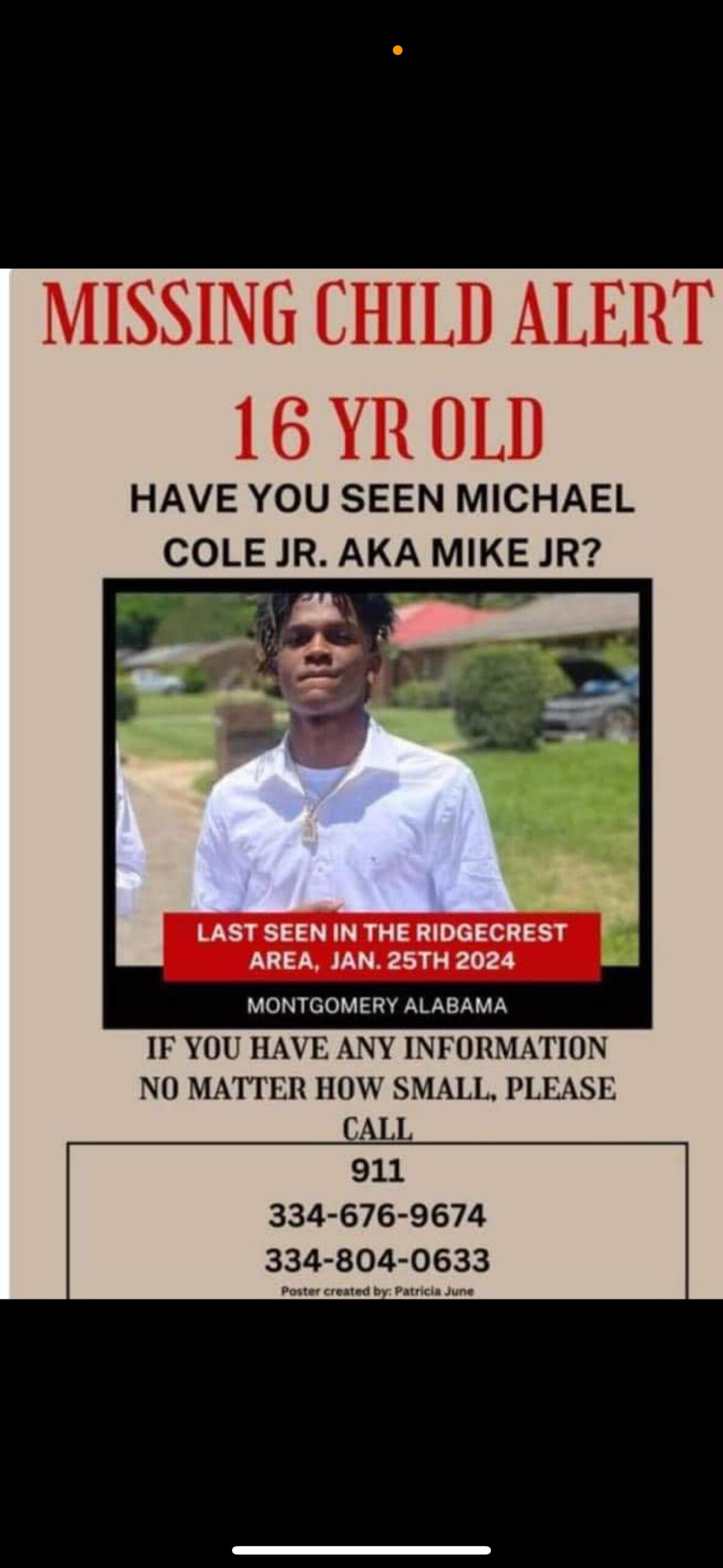 16 year old boy missing in Montgomery since Thursday - WAKA 8