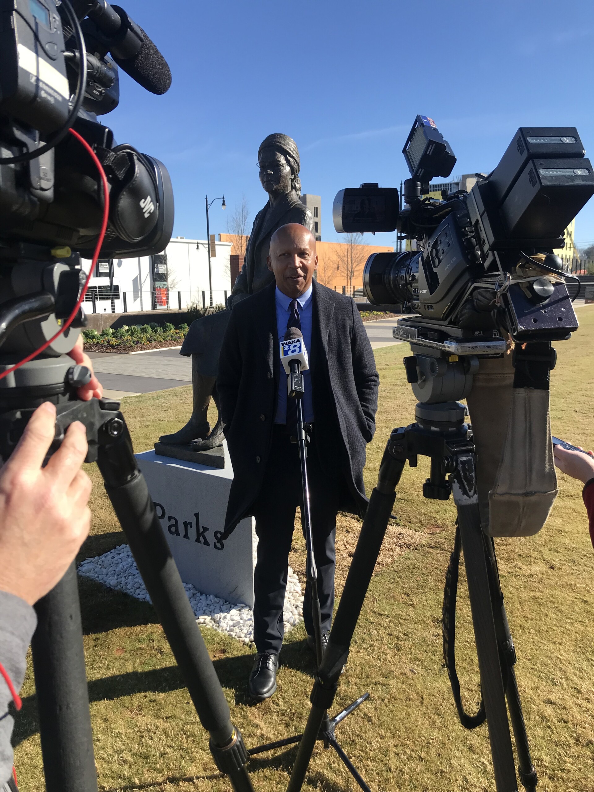 Equal Justice Initiative unveils Rosa Parks statue in downtown ...