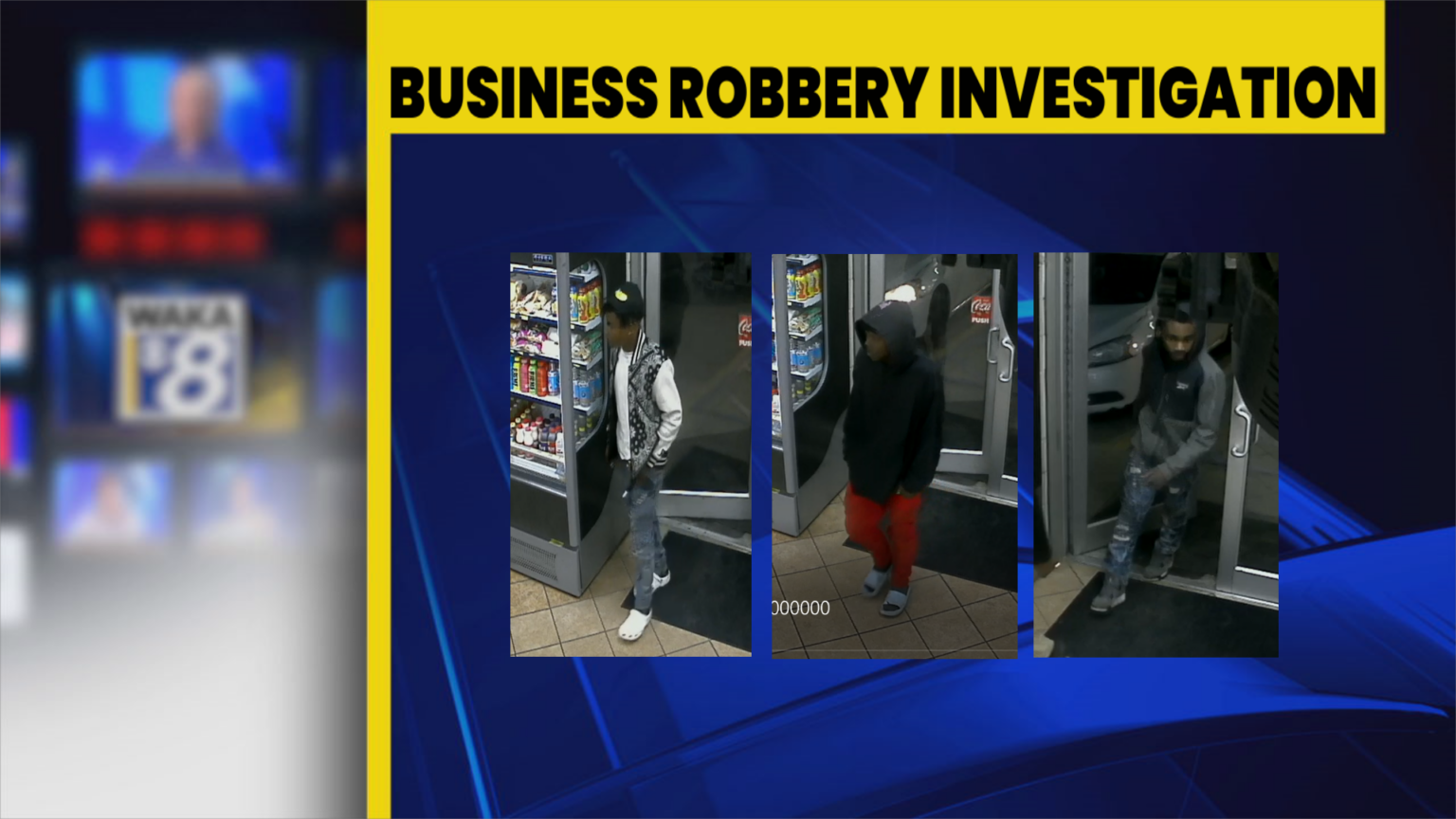 Investigators seek identity of 3 suspects who robbed a business in ...