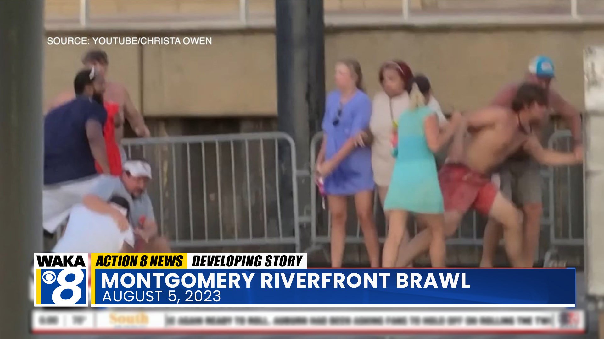 Group remembers first anniversary of Montgomery riverfront brawl - WAKA 8