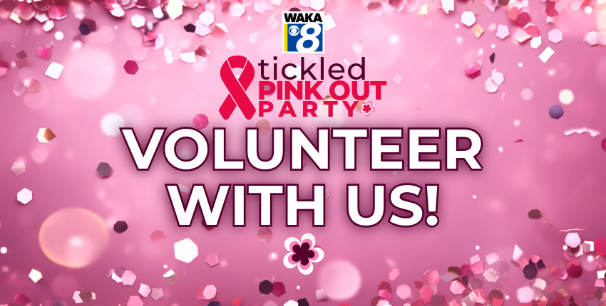 Volunteering at the Tickled Pink Out Party - WAKA 8