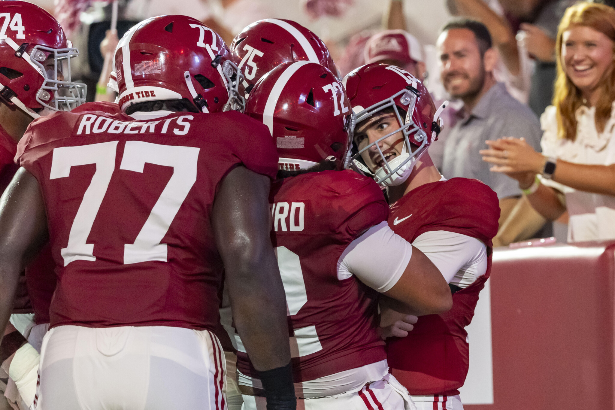 Ty Simpson completes all 17 passes as No. 21 Alabama rolls ULM - WAKA 8