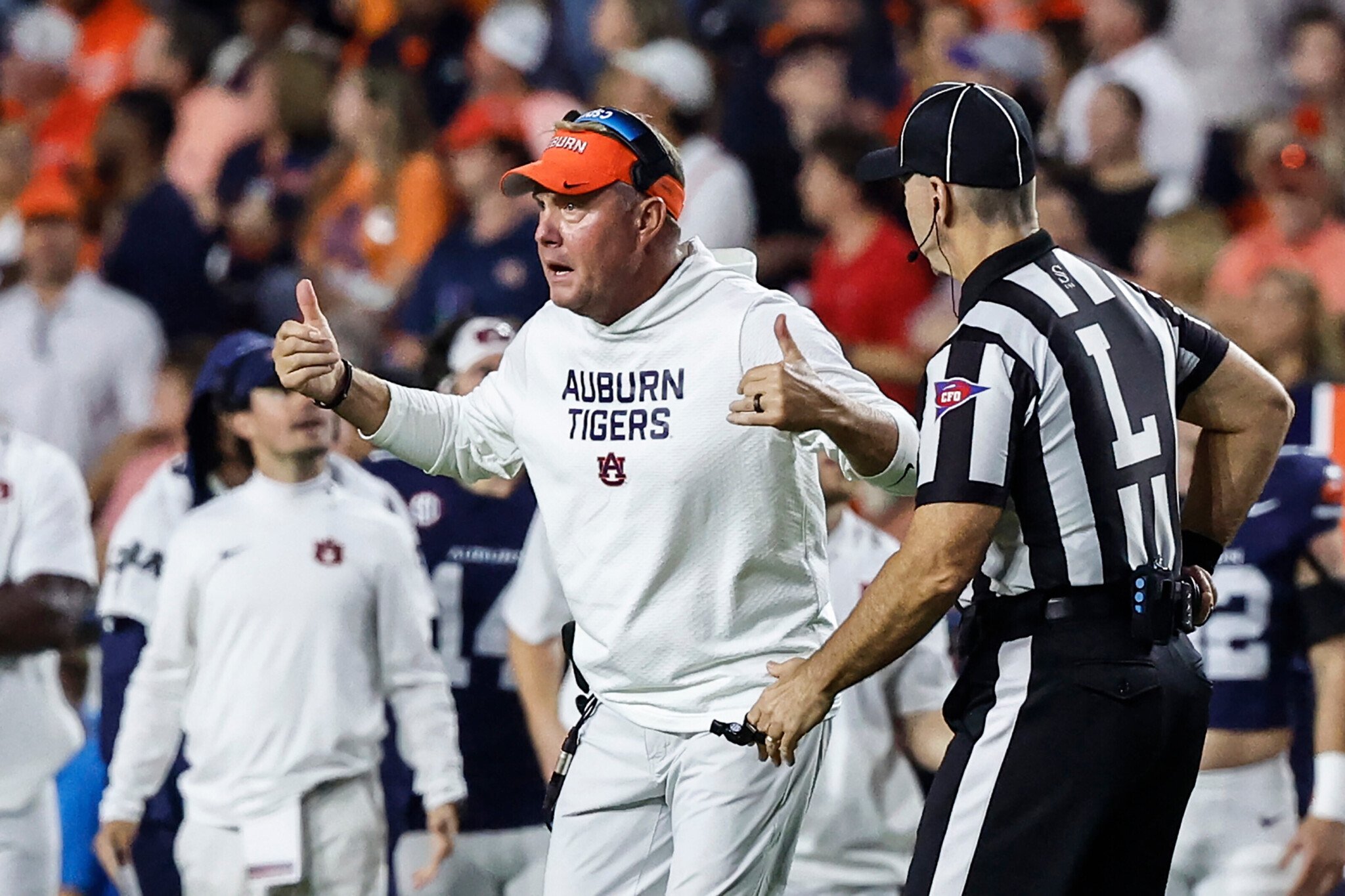 Auburn suffers goal line fumble, lost momentum, to fall to No. 10 ...