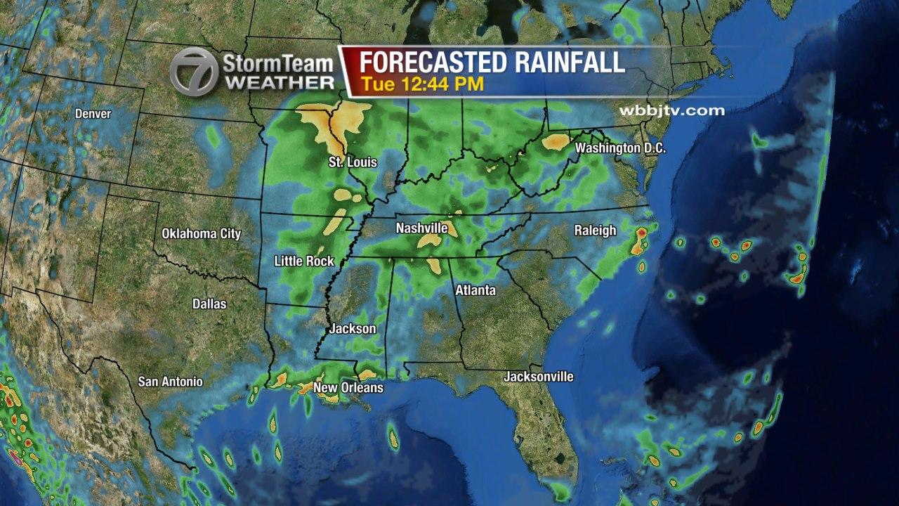 Tropical Depression Isaac: Friday Afternoon Update - WBBJ TV