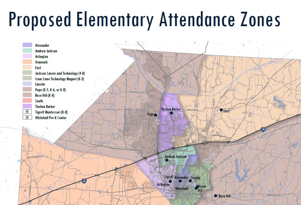 Vision 2020 proposed school zone maps - WBBJ TV