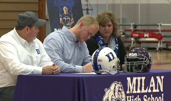 Jacob Rimmer signs with Blue Devils - WBBJ TV