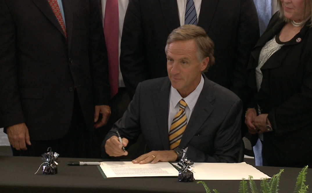 Gov. Haslam on state-wide tour promoting benefits of Improve Act - WBBJ TV