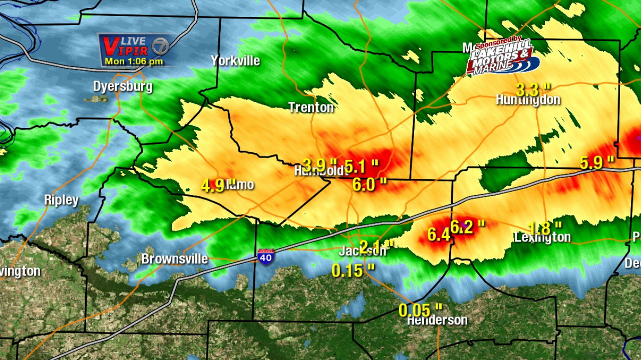 Heavy Rain And Storms - WBBJ TV