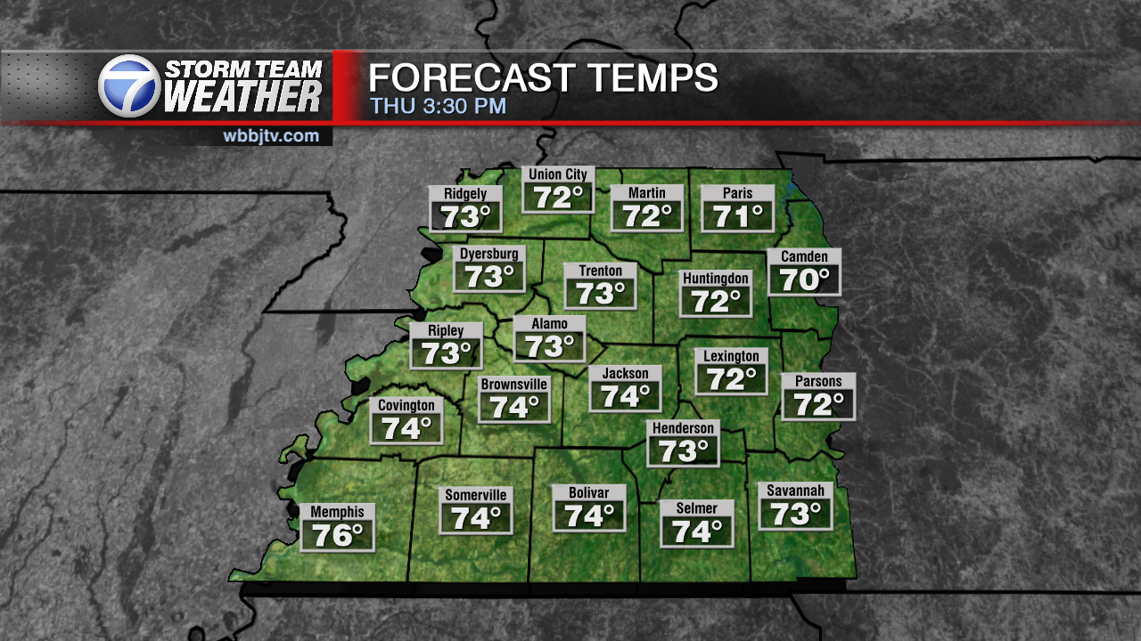 Getting A Little Warmer on Thursday - WBBJ TV