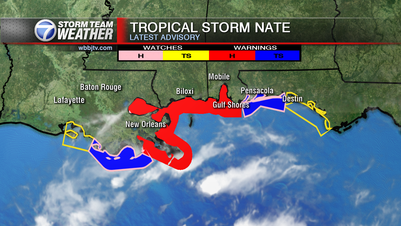 Dealing with Tropical Storm Nate This Weekend - WBBJ TV