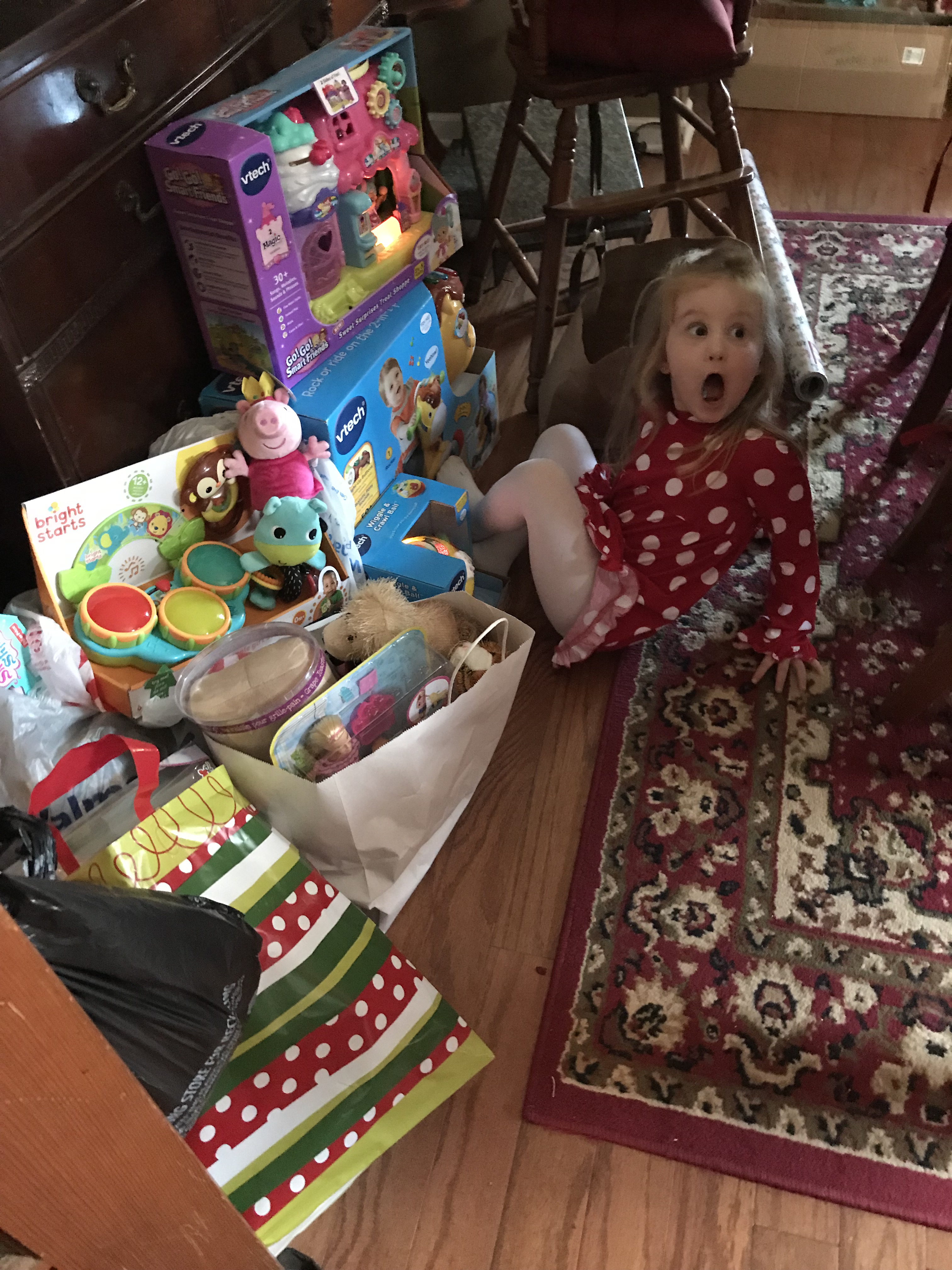Millie-Kate-Caught-red-handed-busted-slipping-to-look-at-Christmas ...