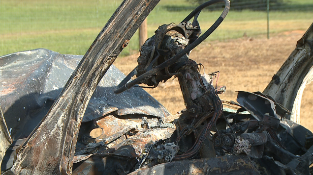 2 bodies found in fiery car crash in Hardin County - WBBJ TV