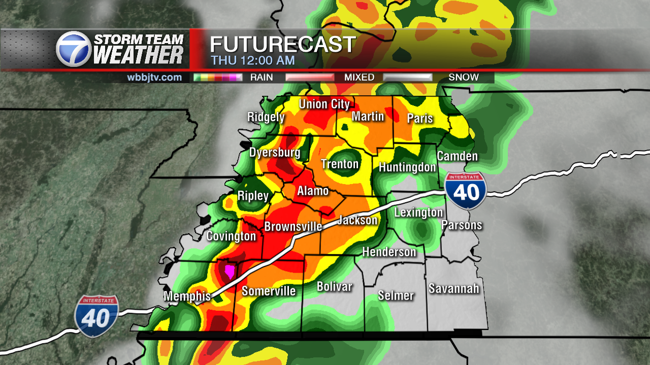 Cold Front Coming Through Wednesday Night into Thursday - WBBJ TV