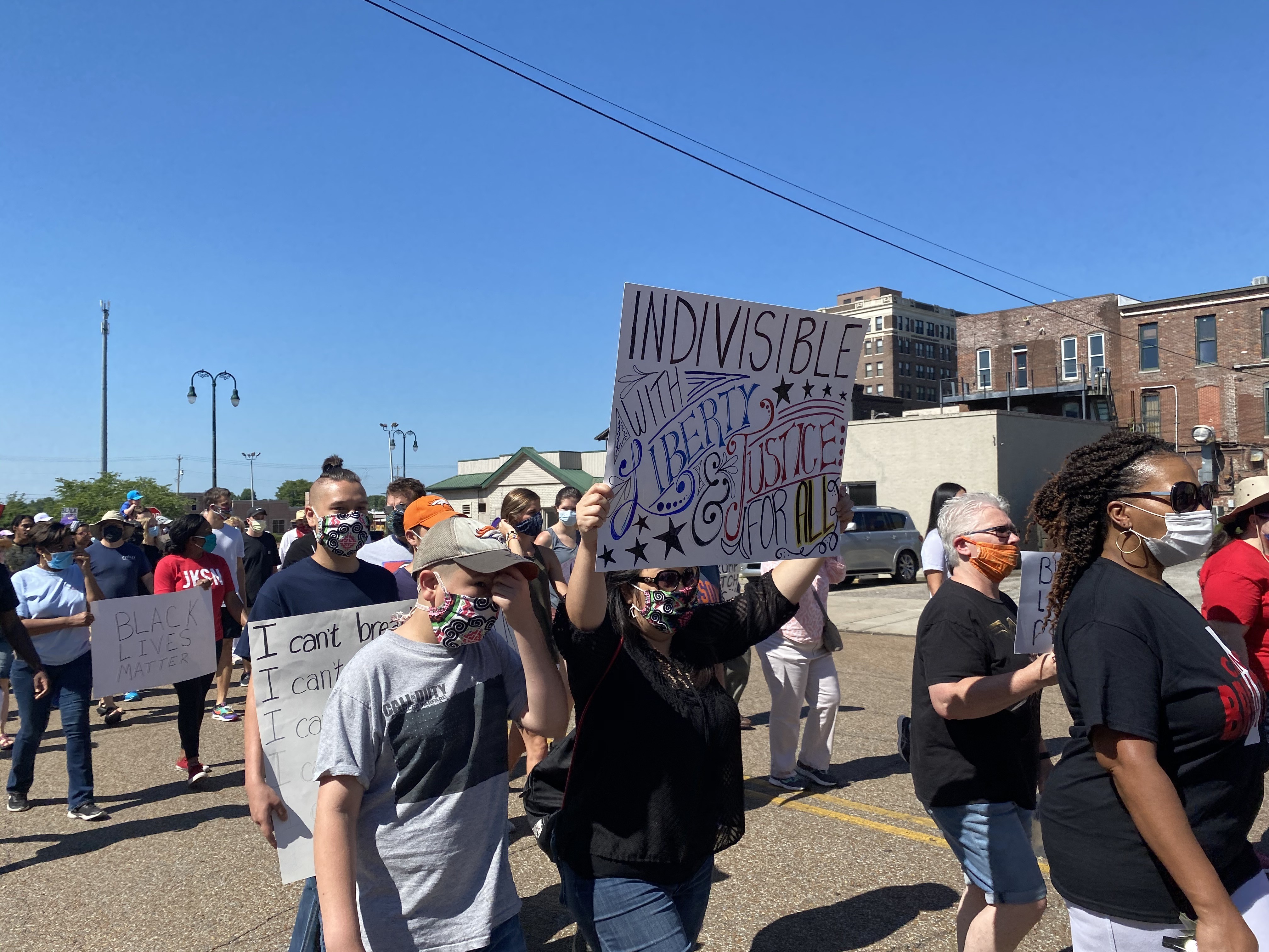 Jackson Protests AM (6) - WBBJ TV