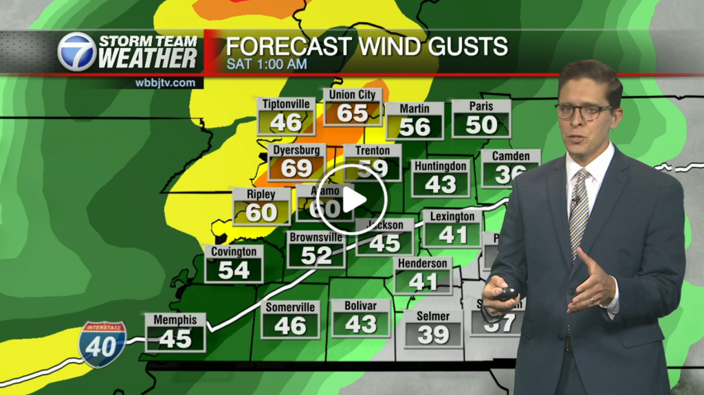 Hurricane Laura Expected to Bring Rain and Wind to West Tennessee - WBBJ TV