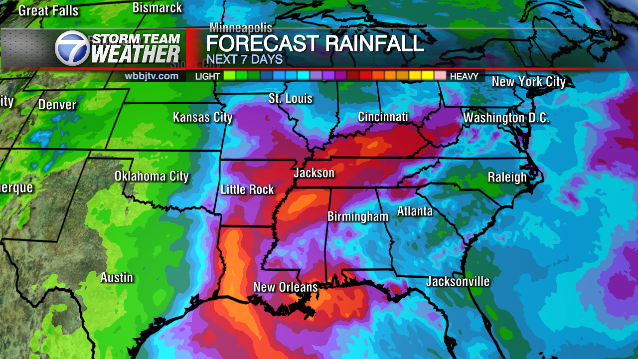 Heavy Rainfall from Laura Later This Week - WBBJ TV
