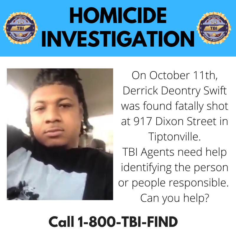 Homicide Investigation - Derrick Swift - WBBJ TV