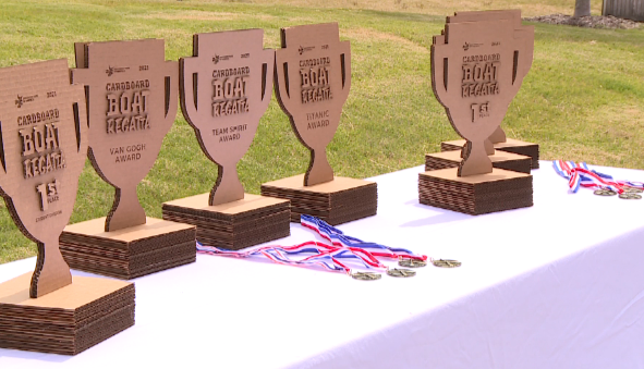 Sink or float; Area students had the opportunity to test the theory ...