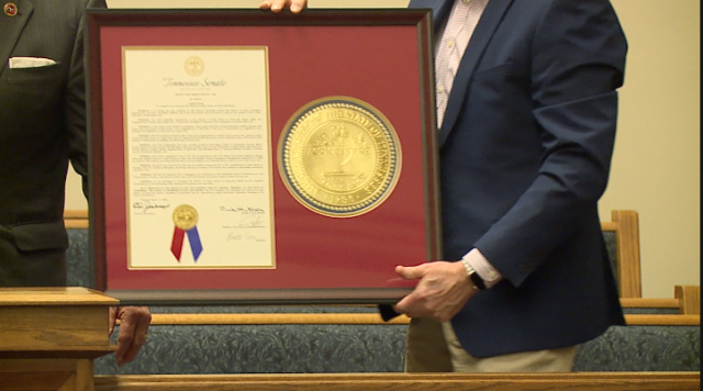 Sen. Ed Jackson gives thanks to local church - WBBJ TV