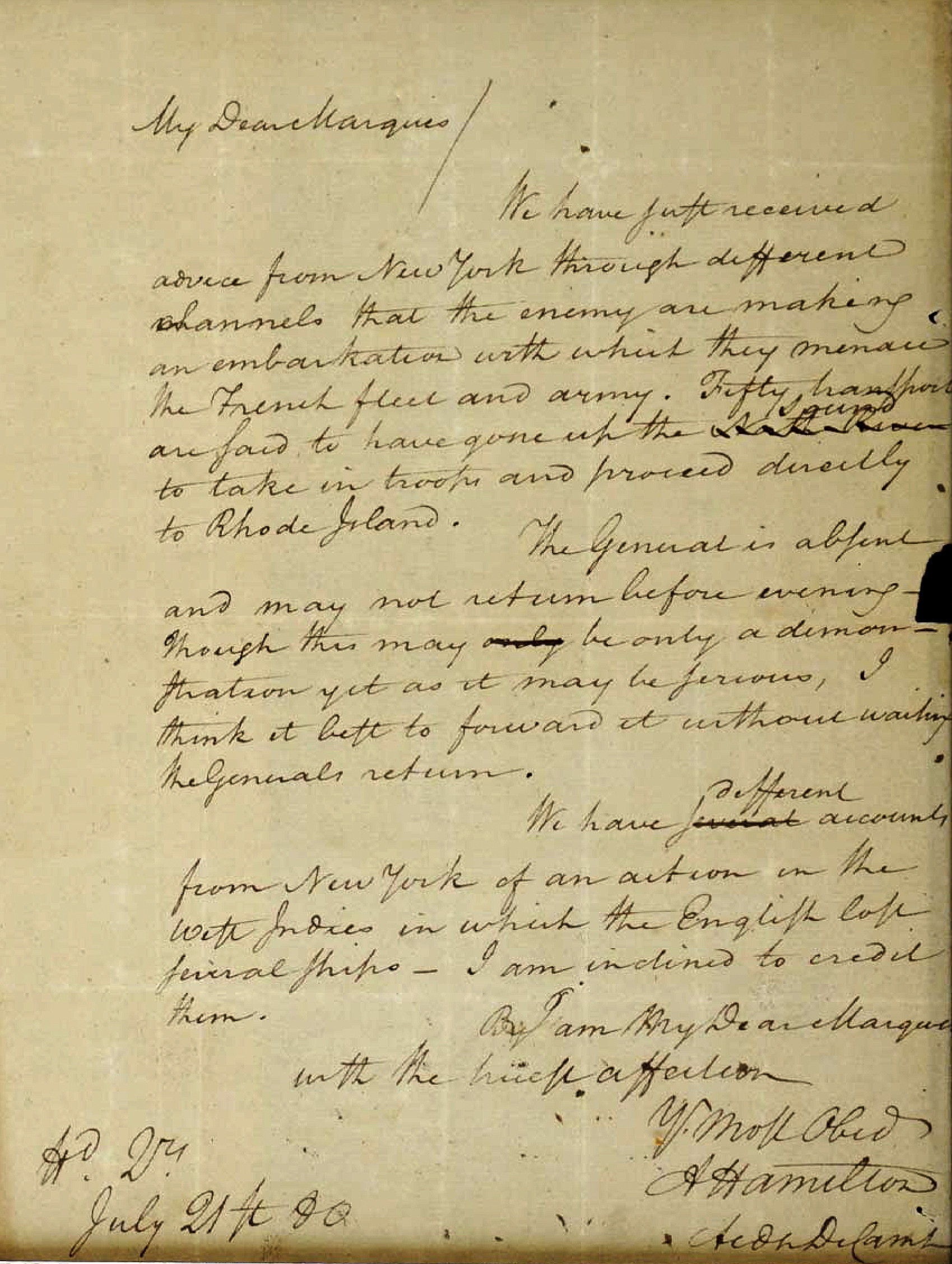 Long-missing Alexander Hamilton letter put on public display - WBBJ TV