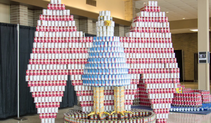 Teams begin building for RIFA's annual 'Canstruction' competition - WBBJ TV