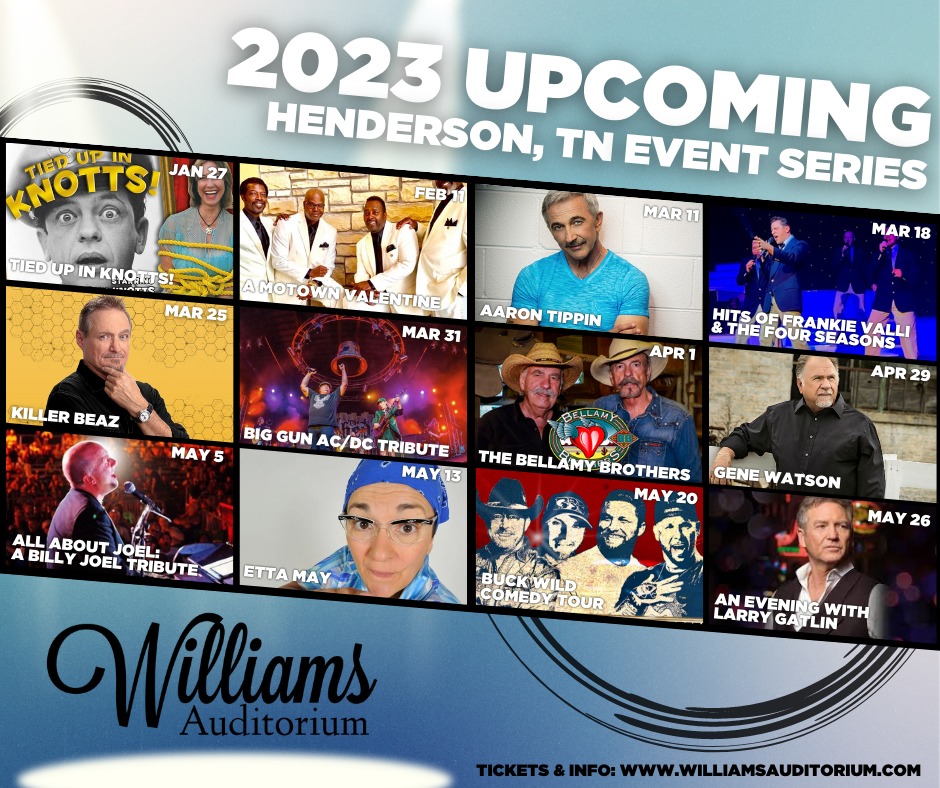 Williams Auditorium shares upcoming event series - WBBJ TV