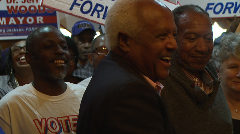Jerry Woods opens campaign HQ - WBBJ TV