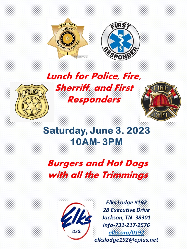 First responders invited to free lunch in Jackson - WBBJ TV